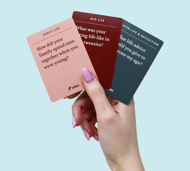 Tales Interview Cards | Life Story Cards For Seniors